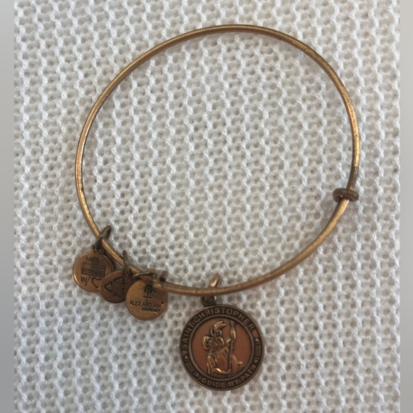 Alex and Ani | Jewelry | Alex And Ani Gold Bangle | Poshmark